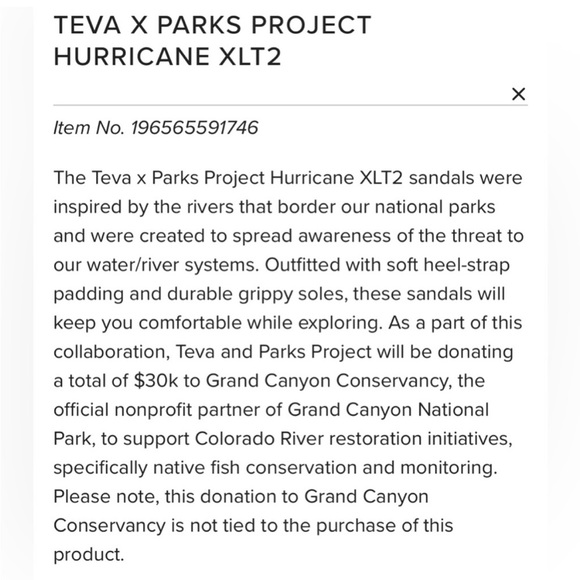 Teva | Shoes | Teva X Parks Project Hurricane Xlt2 Dark Brown Limited ...